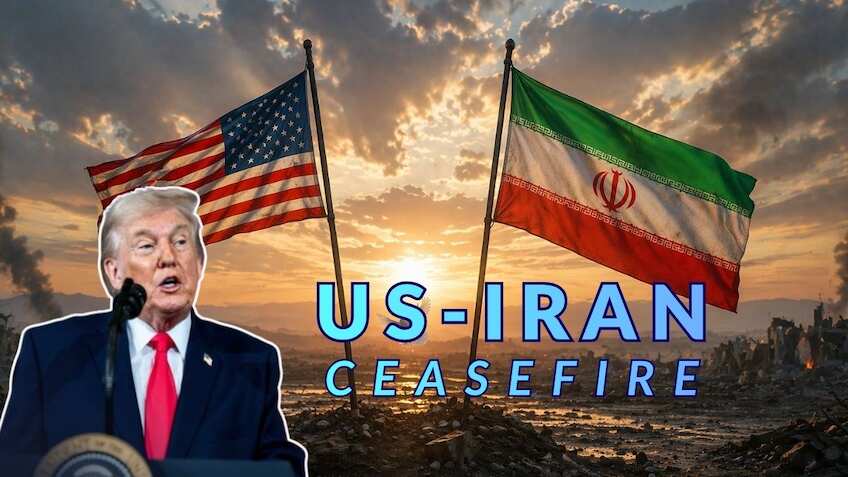 US-Iran Ceasefire: Trump says troops will remain in region, warns of ...
