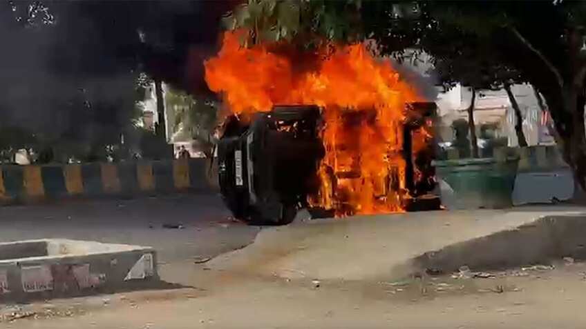 Noida protest turns violent over wage row; Delhi-NCR traffic hit ...