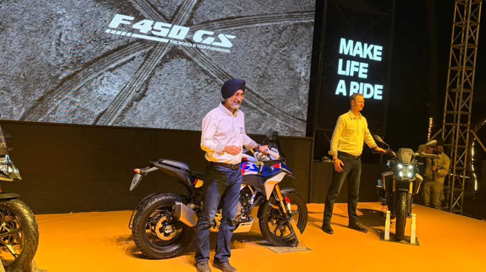 BMW F450 GS Launched in India: Twin-cylinder adventure bike with 48hp ...