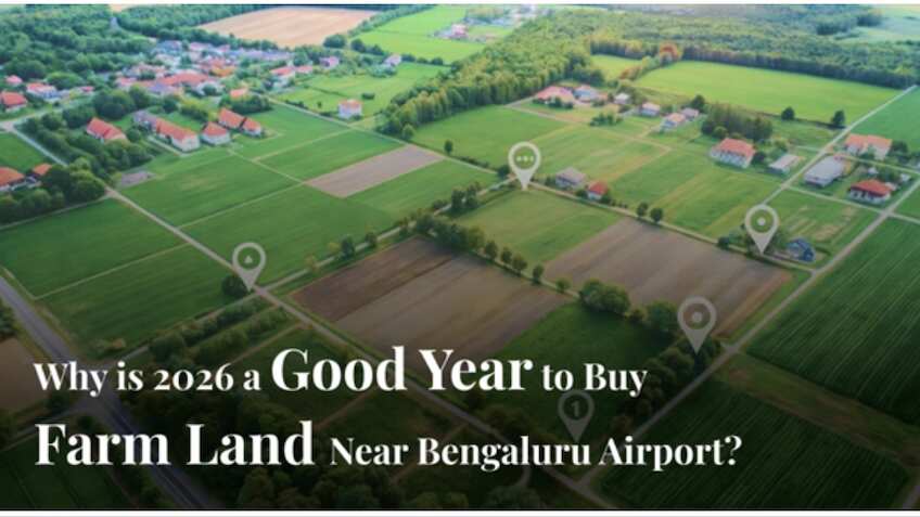 Why is 2026 a good year to buy farm land near Bengaluru Airport?