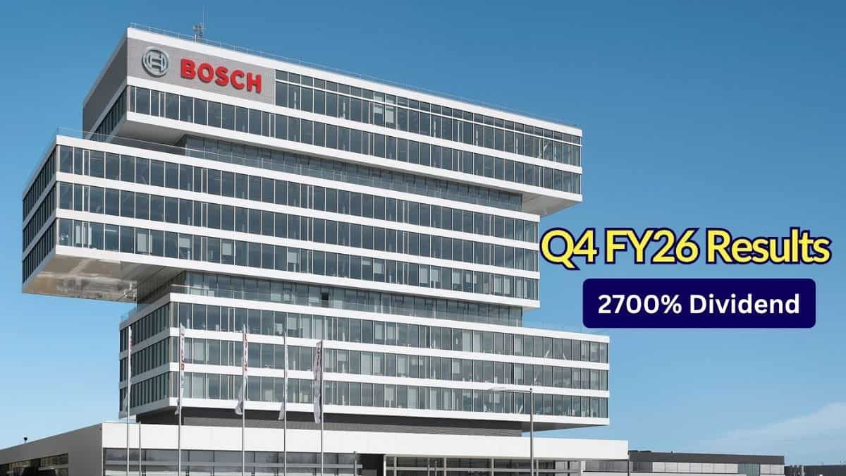 2700% Dividend Announced: Bosch FY26 profit rises 2.7% YoY to Rs 569 ...