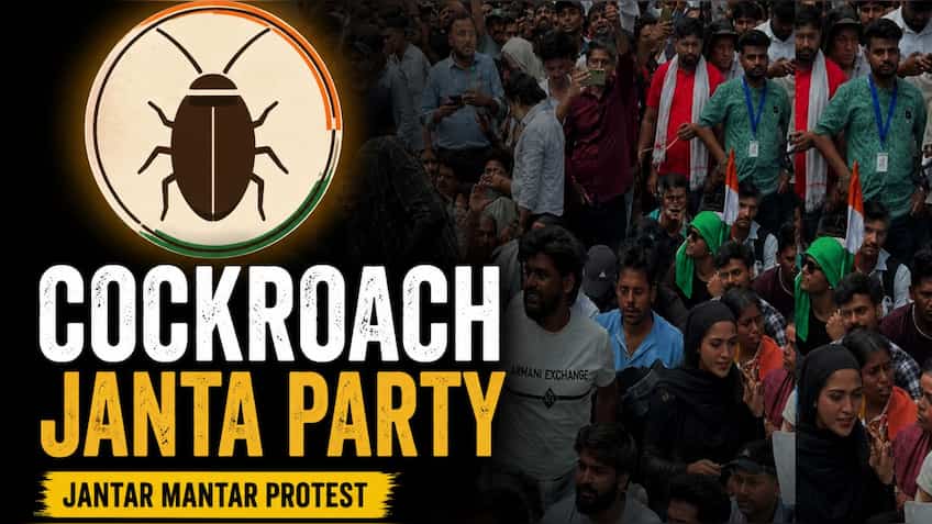 CJP Protest at Jantar Mantar: Cockroach Janta Party holds its first ...