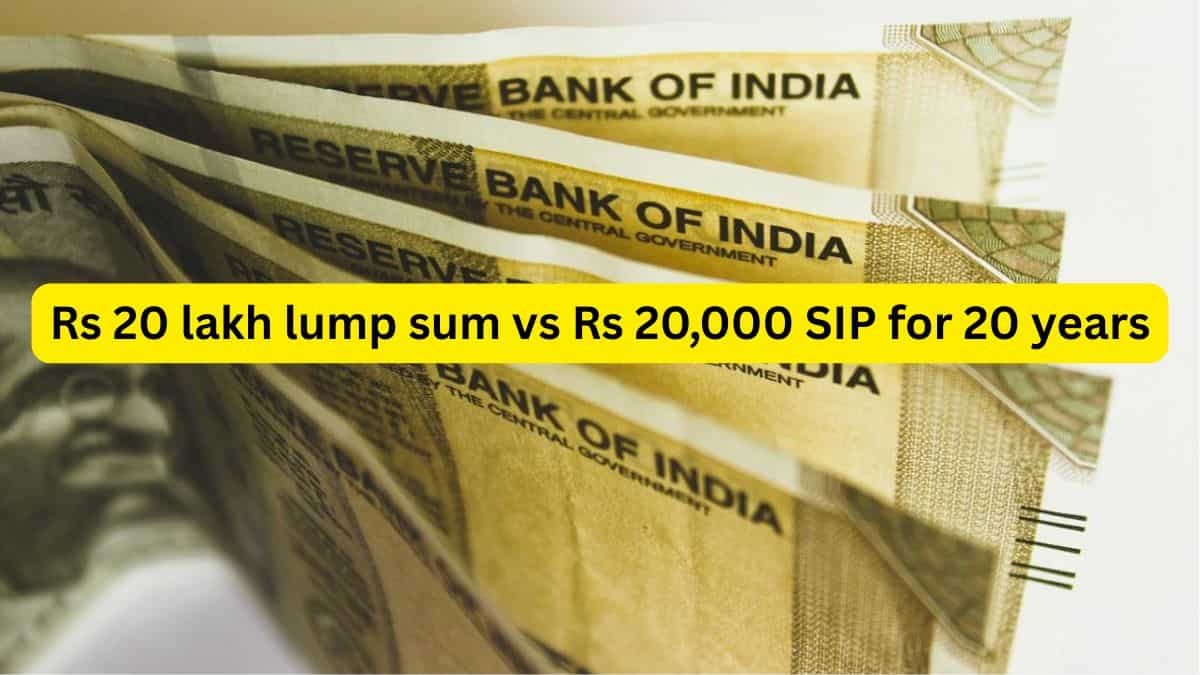 Rs 20 Lakh Lump Sum Vs Rs 20,000 SIP For 20 Years: Which can build a ...