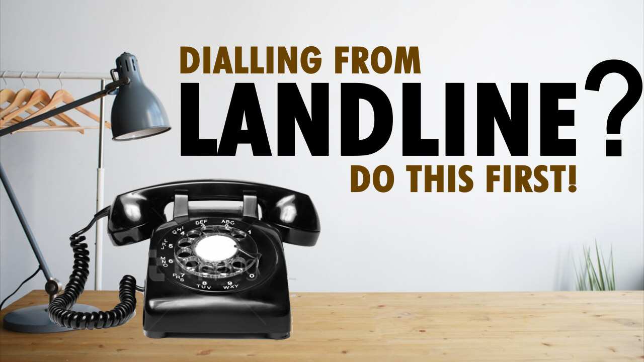 Making calls from landlines to mobile phones? You won't be able to ...