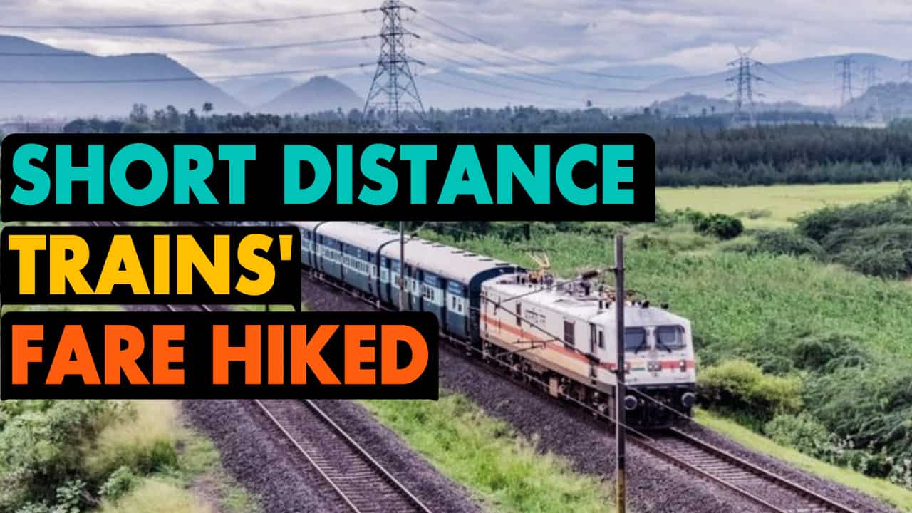 Railways hiked fare for short distance trains; wondering why? Here's ...