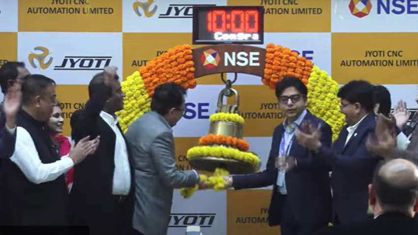 Jyoti CNC Automation IPO listing Highlights: Shares list at 12.39% premium; Buy, Sell or Hold ...